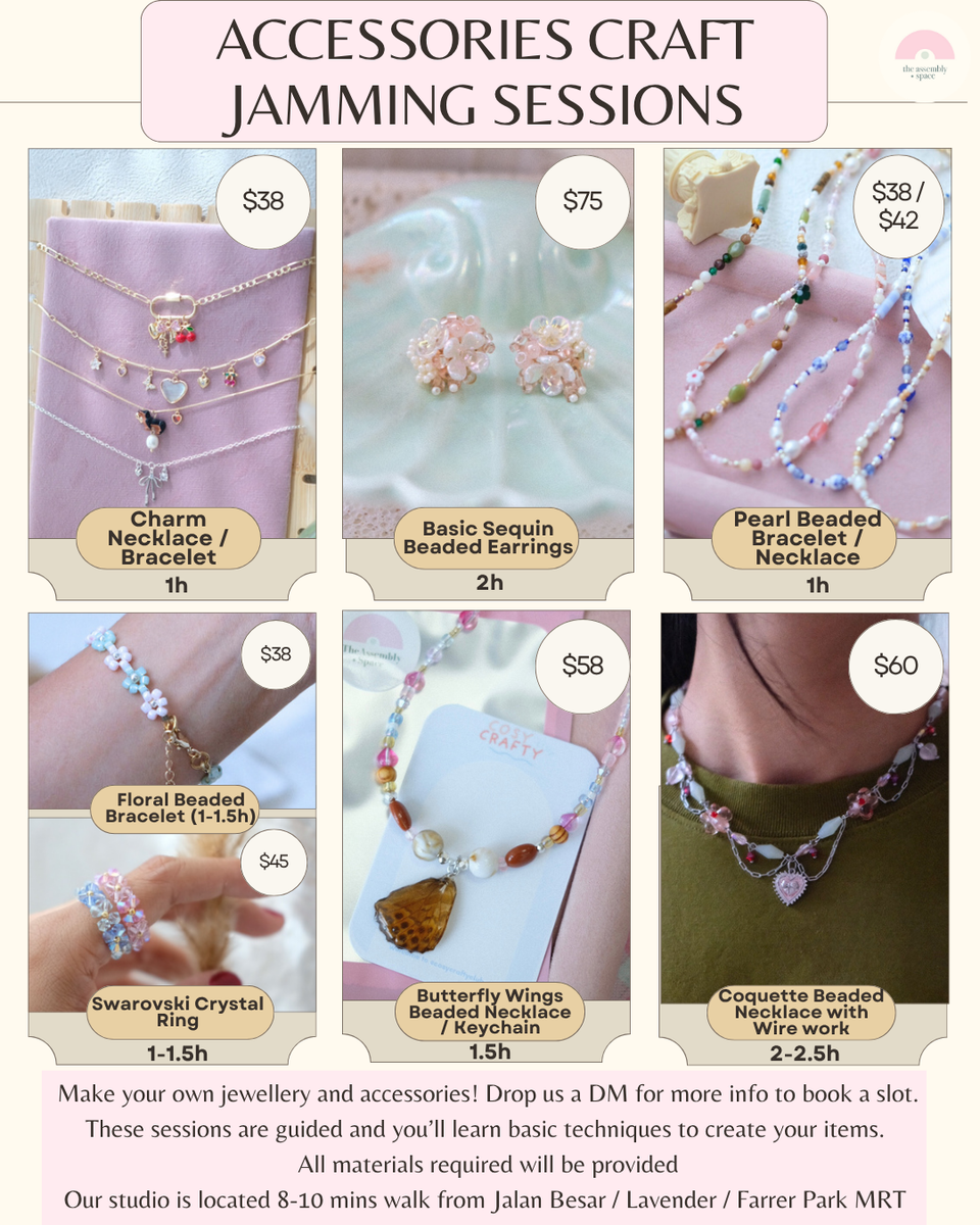 Craft Jamming Sessions - By Appt(Date & Time of your choice ...